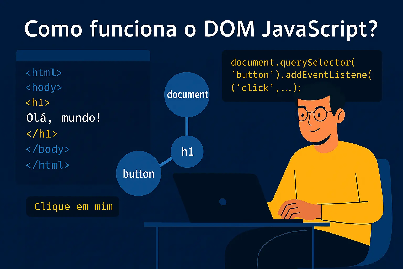 Como funciona o DOM Javascript na prática - Programadores Brasil